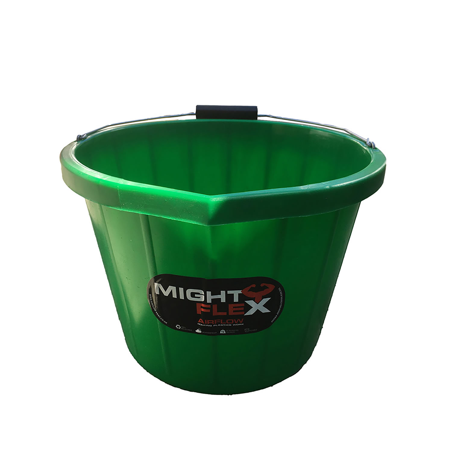 Hoof Proof Bucket 15ltr - Green - HoofsandPaws Online