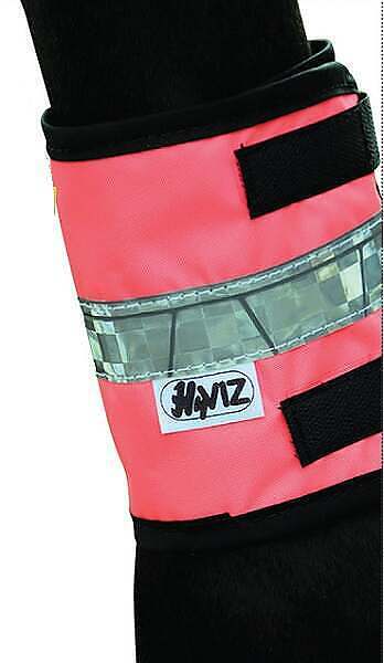 HyViz Leg Bands - Pink/Black - HoofsandPaws Online